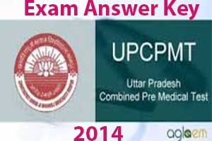 CPMT Exam Answer Key 2014 (UPCPMT)