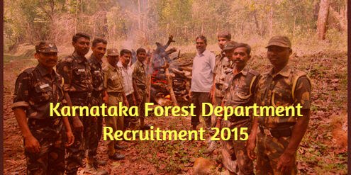 Karnataka 125 Forest Department Jobs 2015